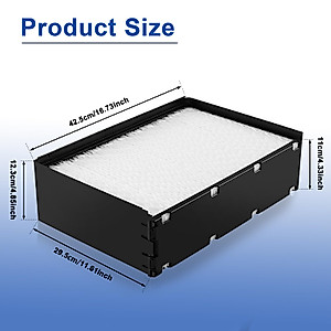 YUUCOO 1 Pack 1045 Humidifier Super Wick Filter Compatible with Essick Air AIRCARE H12300, H12300HB, H12400, H12400HB, H12600, H12600, H12001, H12AEUO, H12AUKP Series Humidifiers.