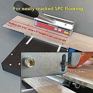 MantisTol 13" Pro Vinyl floor cutter LVT-330BC for LVP, WPC, LVT, SPC, VCT, PVC and Rigid Core Vinyl Plank; Eighth upgrade;Great value & Best buy!