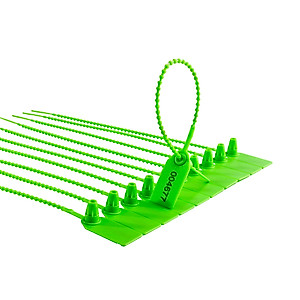 STYLIGHT - 1000 Plastic Truck, Trailer, Container, Tamper Evident, Shipping, Security Seals Numbered Sequentially (Green)