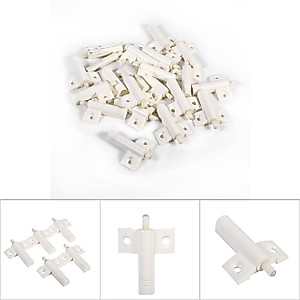 20Pcs/Lot Plastic Damper Buffer Door Stop Drawer Soft Quiet Close Closer Damper Buffers for Kitchen Cabinet Door(white)