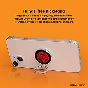 iFace Naruto Shippuden Anime Licensed Universal Smartphone Ring Holder Kickstand Accessory – Stick On Phone Stand/Hand Gripper Compatible with iPhone, Samsung Galaxy, etc. - Sharingan Symbol