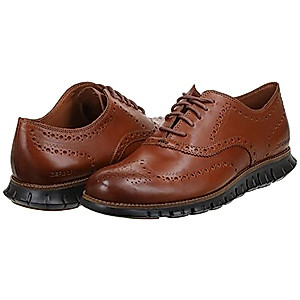 Cole Haan Men's Zerogrand Wing OX Oxford, british tan leather/java, 11 M US