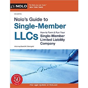 Nolo’s Guide to Single-Member LLCs: How to Form & Run Your Single-Member Limited Liability Company