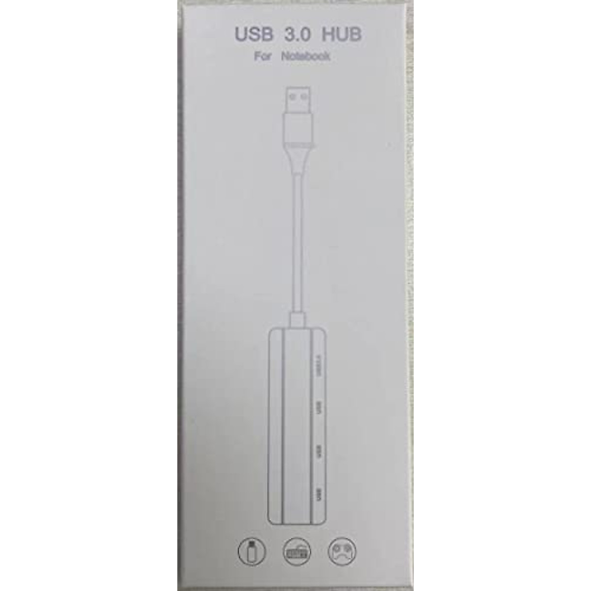 USB 3.0 Hub Splitter, TargetGo 4-Port USB Extender Ultra-Slim Data Hub Suitable for Computer or Laptop, Extend More USB A Devices Like Mouse, Keyboard, Flash Drive, Mobile HDD, Microphone and More.