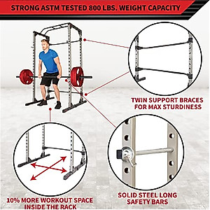 Fitness Reality 810XLT Super Max Power Cage | Optional Lat Pull-down Attachment and Adjustable Leg Hold-down | Lat Pull-down Attachment Only
