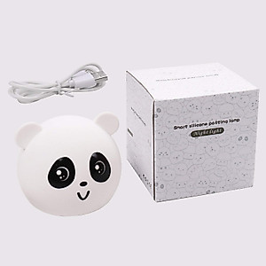 CELIVESGG Night Light Panda 7 Colors LED Nursery Night