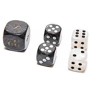 Bello Games Deluxe Marbleized Dice Sets 5/8"