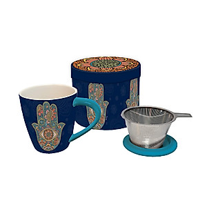 Lang Hamsa Tea Infusion Mug , 17 oz, Multi
