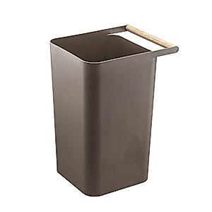 Yamazaki Home 3135 Como Trash Can, Brown, One Size