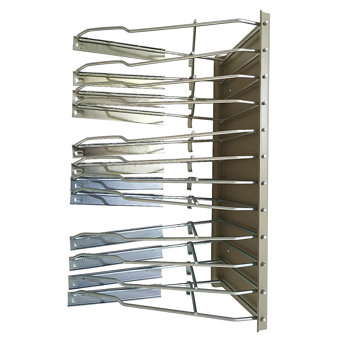 Landrol Heavy Duty Pivot Wall Display Rack Plan Center Blueprint Storage Hanging Poster with 12 Pivot Brackets