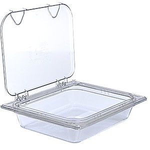 Carlisle FoodService Products 10220B07 Storplus Half Size Food Pan, Polycarbonate, 2.5" Deep, Clear