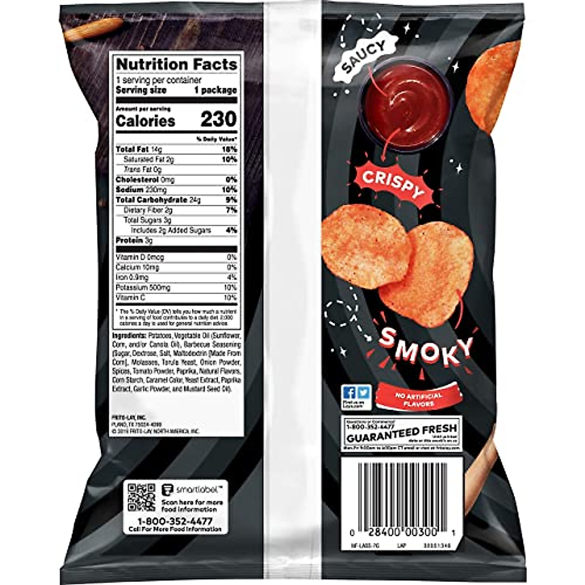 Lay's Potato Chips, Barbecue, 1.5 Ounce (Pack of 64)