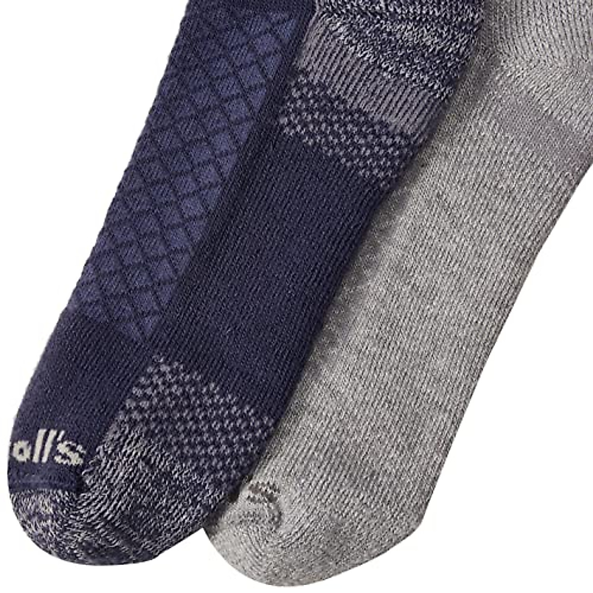 Dr. Scholl's Women's Advanced Relief Diabetic & Circulatory Knee High Socks, Denim/Grey, Shoe Size: 4-10