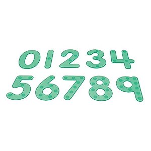 TickiT SiliShapes Dot Numbers - Set of 10 - Transparent Silicone Numbers with Corresponding Dots to Count - Teach Numbers, Counting and Subitizing