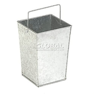 Global Industrial Stone Panel Trash Sand Urn, 10-1/4" Square X 24" H, Gray