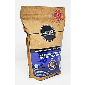 Zavida Premium Hazelnut Vanilla Whole Bean Coffee, 2 LB
