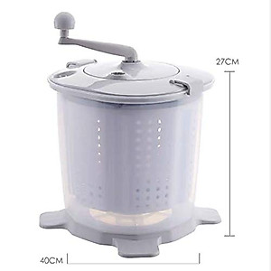 Manual Washing Machine，Portable Washer Mini Manual Machine All in Counter Top Washer for Camping, Apartments,