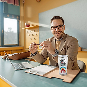 Teacher Tumbler-It Takes A Big Heart to Shape Little Minds, Teacher Coffee Mug, Teacher Appreciation Drinking Cup, Presents for Teachers Christmas Gifts Ideas, Best Teacher Ever, Toddler Teacher Gift