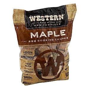 Western Premium BBQ Products Maple BBQ Cooking Chunks, 549 cu in