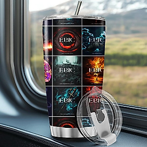 Tumbler Epic Hot 20 Oz The Stainless Insulated Musical Steel Saga Iced Covers Travel Tea Coffee