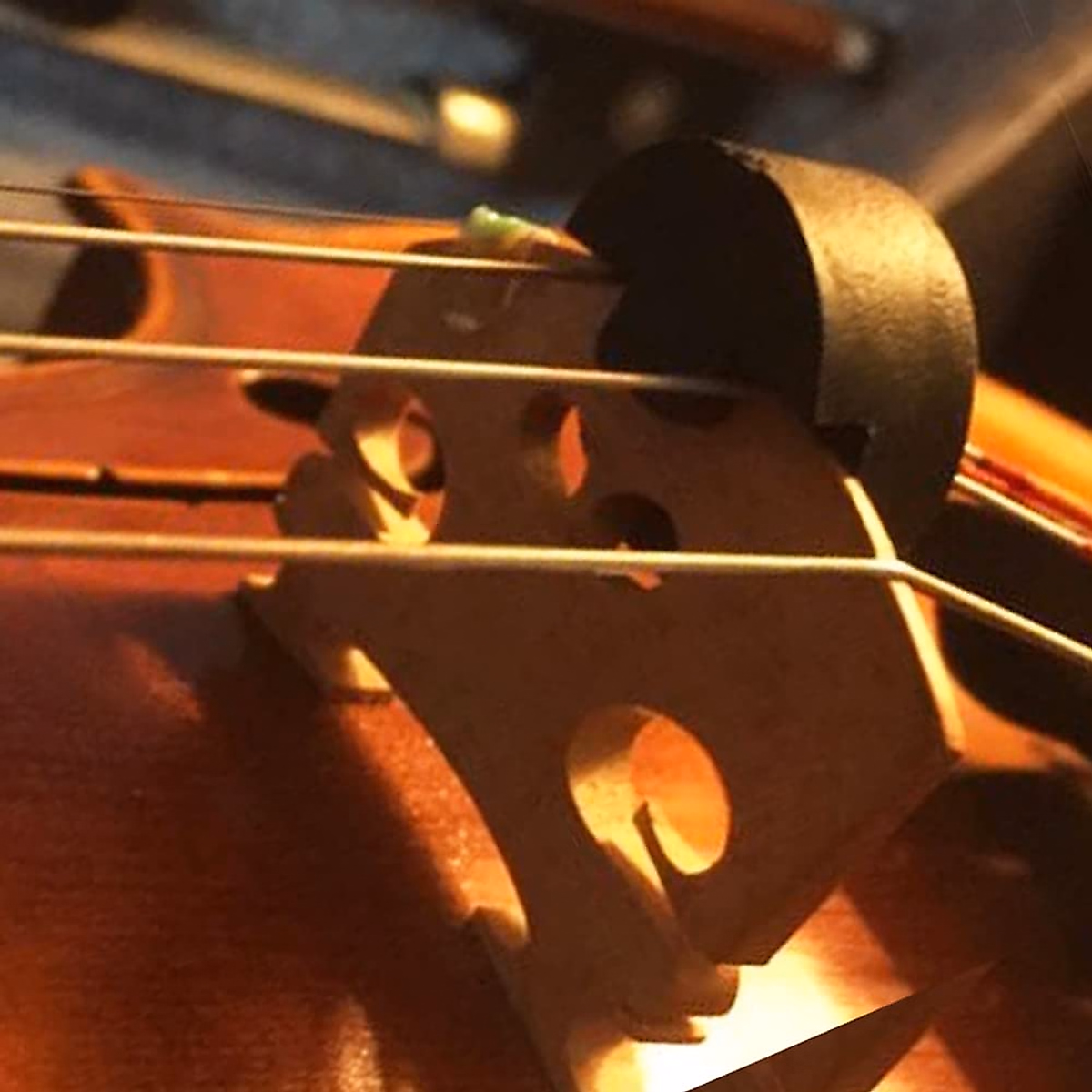 6 Pcs Rubber Violin Mute, Practice Silencer Small Viola Mute Round Tourte Style Practice Mute for Violin