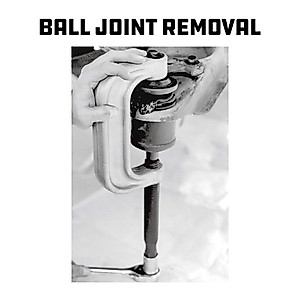 Powerbuilt Ball and U Joint Service Set, 23 Piece Tool Kit, Remove and Install Ball Joints, Receiving Tube, Adapters, Sockets - 648617