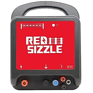 Red Sizzle 62MBS | Multi Powered Electric Fence Energizer | 6.5 Joule