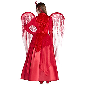 Spirit Halloween The Signature Collection Kids Red Devil Dress Costume - M | Kids Devil Costumes | Princess of the Underworld