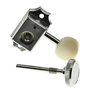 3L3R Guitar Vintage Style Locking Tuners Tuning Pegs Keys Guitar Machine Heads Guitar Part for Les Paul Guitars Nickel with Tulip Button
