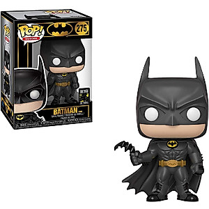 POP DC Heroes: Batman 80th - Batman (1989) Funko Vinyl Figure (Bundled with Compatible Box Protector Case), Multicolor, 3.75 inches