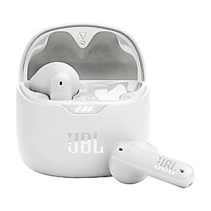 JBL Tune Flex - True Wireless Noise Cancelling Earbuds (White), Small