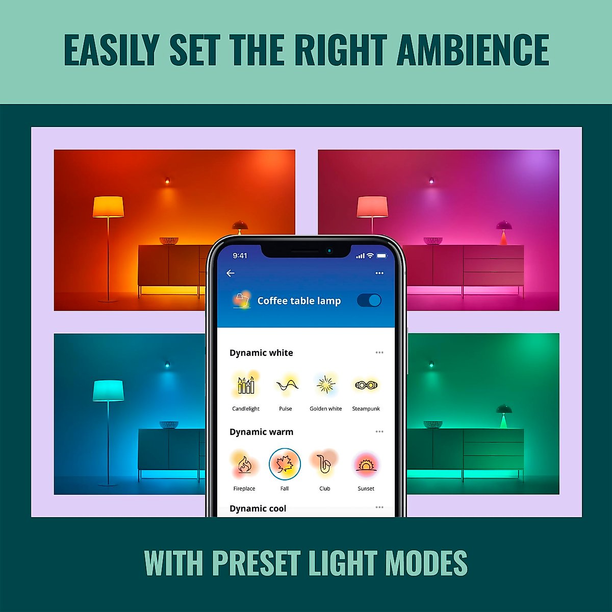 WiZ Clear 40W BA11 Tunable White Filament LED Smart Candle-Shaped Bulb - Pack of 1 - E26- Indoor - Connects to Your Existing Wi-Fi - Control with Voice or App - Matter Compatible