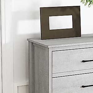 Galano Kellie 5 Drawer Dresser - Dressers - Dressers & Chest of Drawers - Dresser for Bedroom - Dresser Organizer - Tall Dresser - Wood Dresser - Ultra Fast Assembly - Dusty Grey Oak