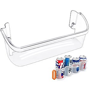 UPGRADED 242126602 Refrigerator Door Bin Shelf Replacement For Frigidaire Refrigerator Door Shelf Bin - Side Shelf Rack Parts AP6278233 PS12364199 4547407, FIT Bottom 2 Replacement Shelves