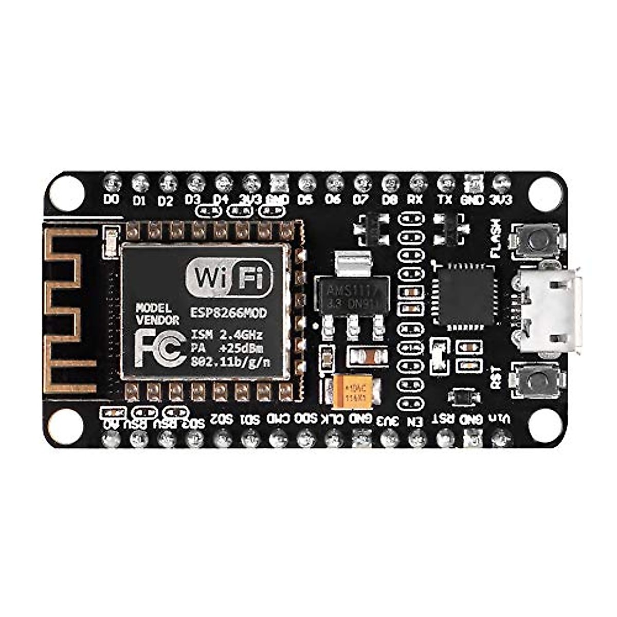 ACEIRMC ESP8266 NodeMCU LUA CP2102 ESP-12E Internet WiFi Development Board Open Source Serial Wireless Module Internet for Arduino IDE Micropython (6pcs)