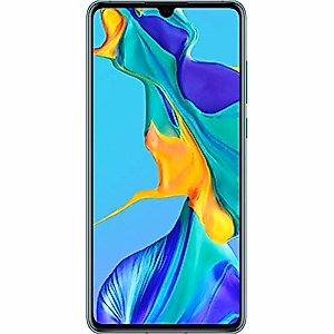 Huawei P30 ELE-L29 128GB Hybrid Dual Sim Unlocked GSM Phone w/Triple (40 MP + 16 MP + 8 MP) Camera - Aurora