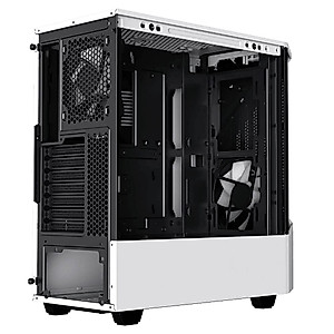 GAMEMAX Contac COC WB White / Black Steel / Tempered Glass ATX Mid Tower Computer Case