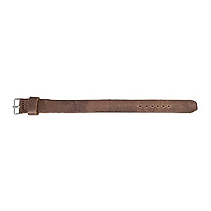 Hide & Drink, Wristwatch Strap Replacement (20mm), Release Watch Band, Replacement Bracelet, Full Grain Leather, Handmade, Bourbon Brown