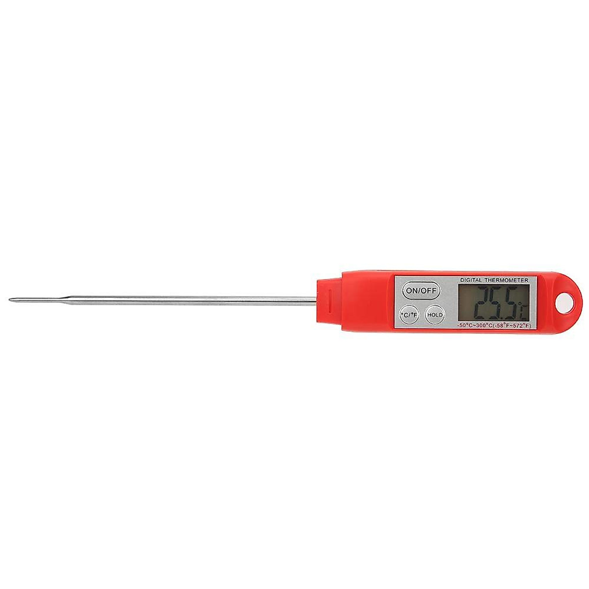 Probe Type Digital Instant Read Meat Thermometer, Waterproof Kitchen Food Cooking Thermometer with Backlight LCD, for BBQ Smoker Kitchen Grill Turkey Candy Milk Water
