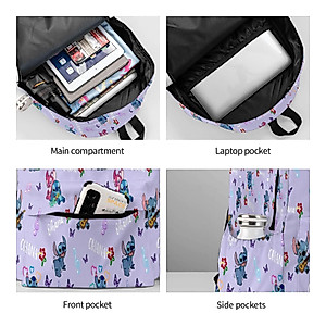 Travel Backpack, Notebook Laptop Bags For Men Women Weekend Outings Trip Book Bag Travel Hiking Camping Work Cartoon Cute Black 20