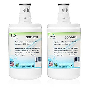 Swift Green Filters SGF-601R Compatible Undersink Water Filter for F-601R (2 Pack),Made in USA