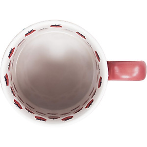 Pavilion Gift Company Berry Best Grandma-15oz Pink Strawberry Stoneware Coffee Cup Mug, 15oz, Blue