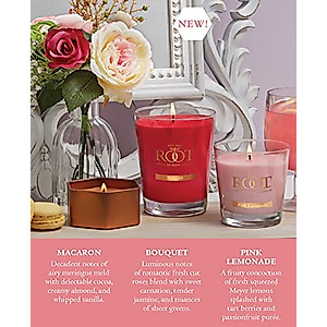 Root Candles Scented Candles Honeycomb Veriglass Premium Handcrafted Beeswax Blend Candle, Small, Small, Bouquet