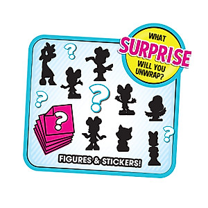 Disney Junior Minnie Mouse Mystery Figure Capsule, 9 Pieces Inside, Officially Licensed Kids Toys for Ages 3 Up by Just Play