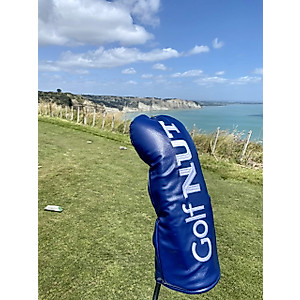 Golf Nut Special Edition Embroidered Driver Headcover for The Avid Golfer or Stocking Stuffer!