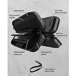 Mumba Carrying Case for Nintendo Switch OLED & Nintendo Switch, [Plus Version] Portable Protective Travel Carry handbag Pouch for Blade/Battle Case [Large Capacity] (Black)