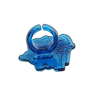 Spiderman Web-Slinger Rings, 12 Pack Cupcake Toppers, Two Designs, Party Favors.