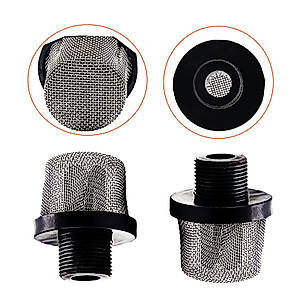 TALSWIF 288716 3/4-Inch Inlet Strainer Thread & 288749 Airless Spray Gun Filter Combination fits Airless Paint Sprayers Gun