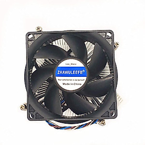 Lee_store Replacement for HP 4-Pin Pro 3000 3010 3400 3405 3500 3515 3380 A6000 P7 H8 P7-1010 Envy 700-216 750-114 400G1 Intel 1150 1155 1156 1151 Series 644724-001 724801 644725-001 CPU Heatsink Fan