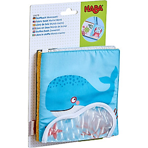 HABA Marine World Fabric Book - Machine Washable First Reader